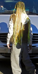 Willow Smith rocks Neon cornrows