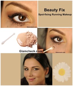 Beauty Fix of The Day: Spot-fixing Running Makeup