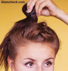 Hairstyle DIY – Front and Back French Braid Top knot